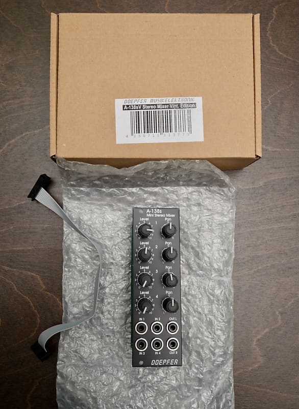 Doepfer A-138sV Mini Stereo Mixer (Vintage Edition) | Reverb