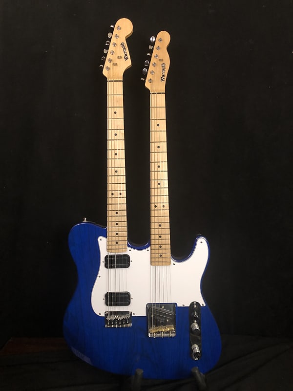 Warmoth Doubleneck 2020?? - Blue | Reverb