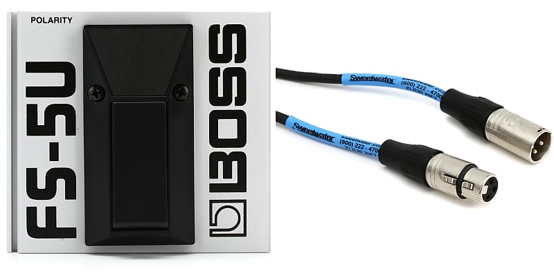 Boss FS-5U Non-latching Footswitch Bundle with Pro Co EXM-20 | Reverb