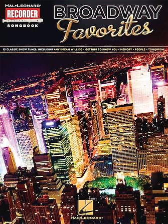 Broadway Favorites Hal Leonard Recorder Songbook | Reverb