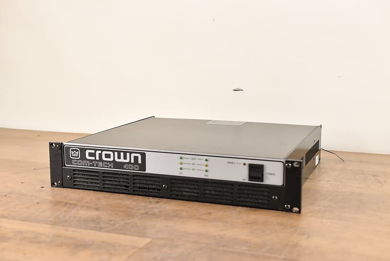 Crown Com-Tech 400 Two-Channel Power Amplifier CG00XGV | Reverb