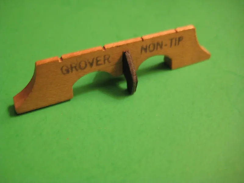 Grover Bridge for 4 String Banjo No-Tip Vintage From 1960's | Reverb