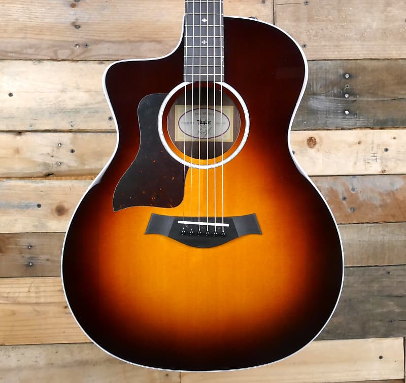 Taylor 214ce-SB DLX Left-Handed Grand Auditorium Lefty - ES2 | Reverb