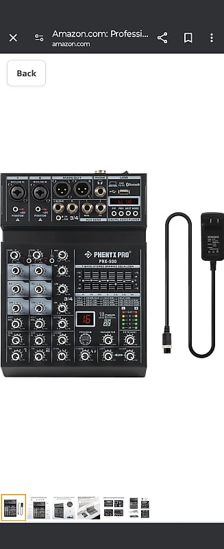 Phenyx Pro PRX - 500 - Black | Reverb
