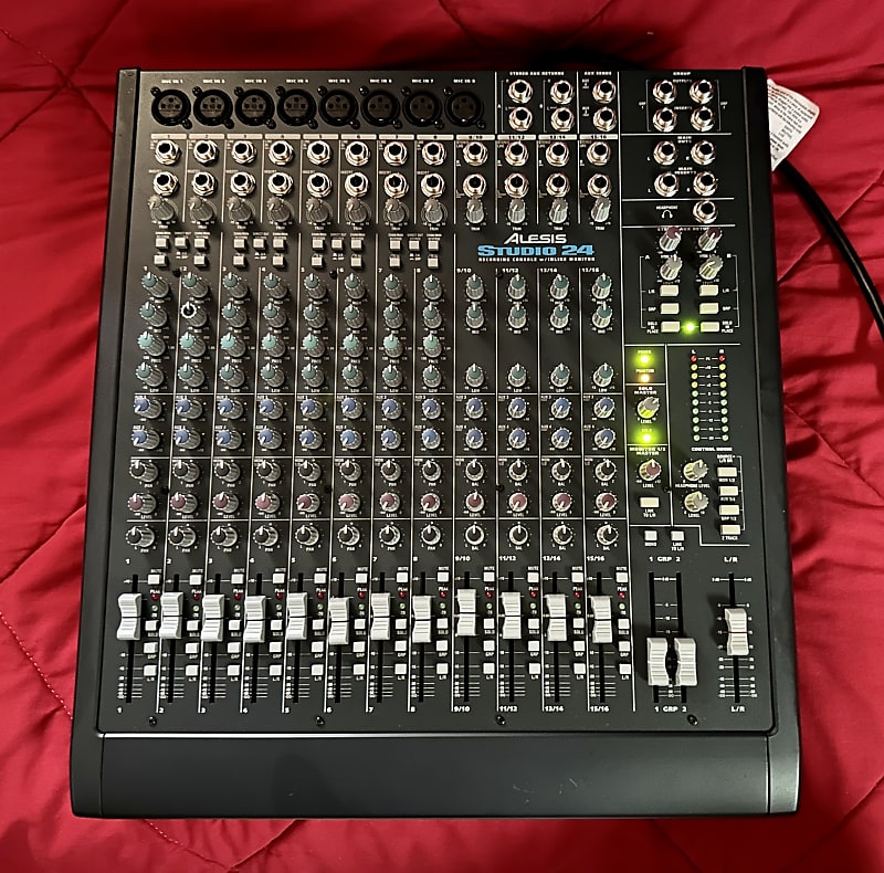 Alesis Studio 24 Recording Console w/Inline Monitor | Reverb