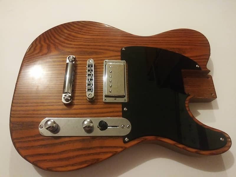 aftermarket loaded fender telecaster telegib tele-gib body | Reverb