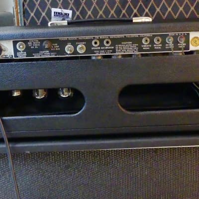 Vintage 1972 Fender Super Six (Twin) Reverb Amp Head With | Reverb