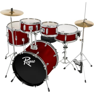 Rogue 5-Piece Complete Drum Set (Wine Red) | Reverb
