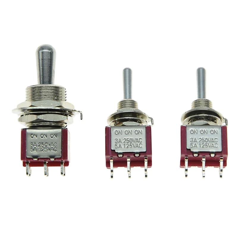 Salecom 1X Guitar/Amp Fat Bat Toggle Switch Dpdt 3 Way On On | Reverb