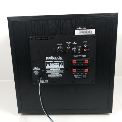 (Black) Polk Audio PSW10 Powered Subwoofer 10 Inch Woofer | Reverb UK