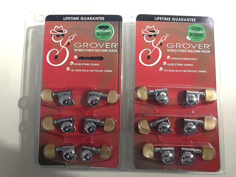 Grover 205C12 Mini Rotomatic 12-String Guitar Tuning Machines | Reverb