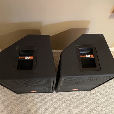 JBL MPro MP415 PA Speakers Pair | Reverb