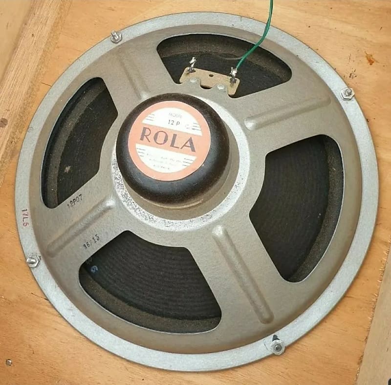 Vintage Rola Alnico 12" Guitar speaker 12PEG 1950's | Reverb Australia