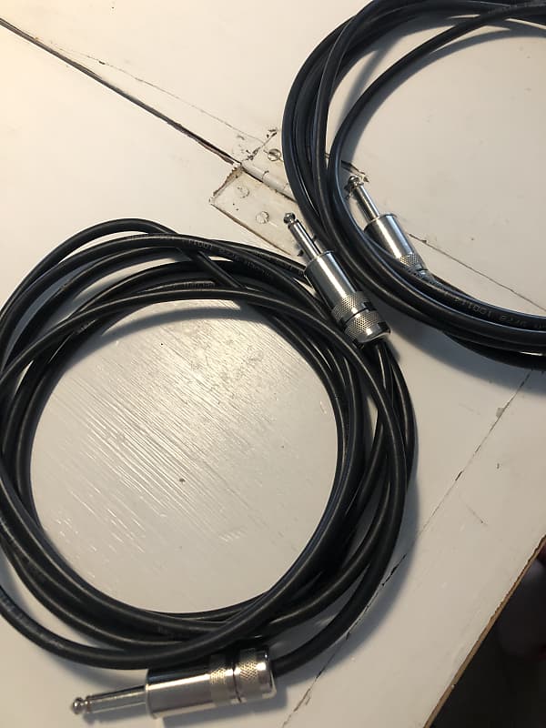 2x Instrument/Guitar mono cable made with Belden 9778 and | Reverb