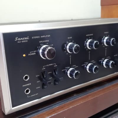 Sansui AU-9500 Stereo Amplifier Operational in Good Condition | Reverb