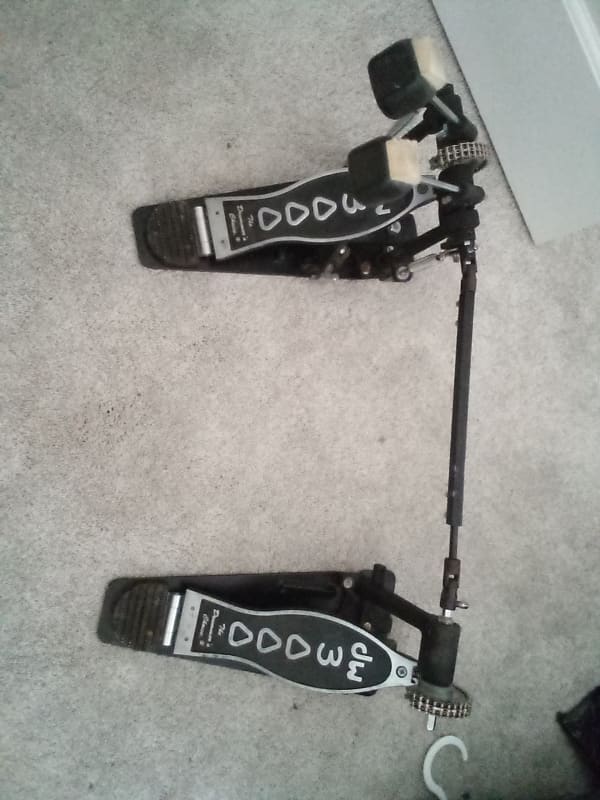 DW 3000 Double Bass Pedal (Left Hand Version) Black | Reverb