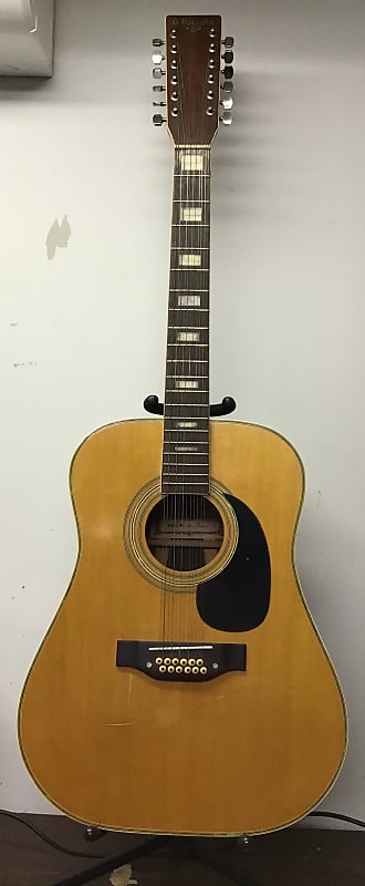 Henry Vaccaro M-16/12 1983 Natural 12 String Acoustic Guitar | Reverb