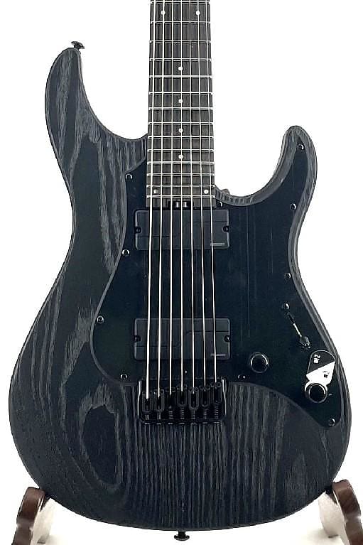 Esp Ltd LSN1007 7 String Baritone Electric Guitar - Black | Reverb
