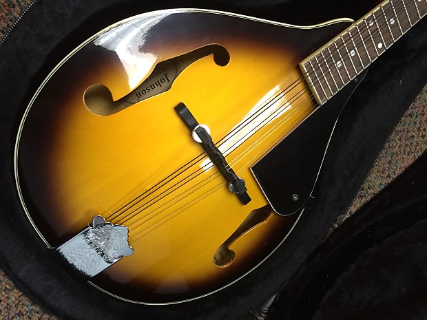 Johnson Mandolin A-Model MA-100 Sunburst (includes hard shell | Reverb