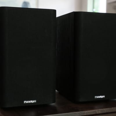 Paradigm Atom Monitor v7 Bookshelf Speakers (pair) 2019 Black | Reverb