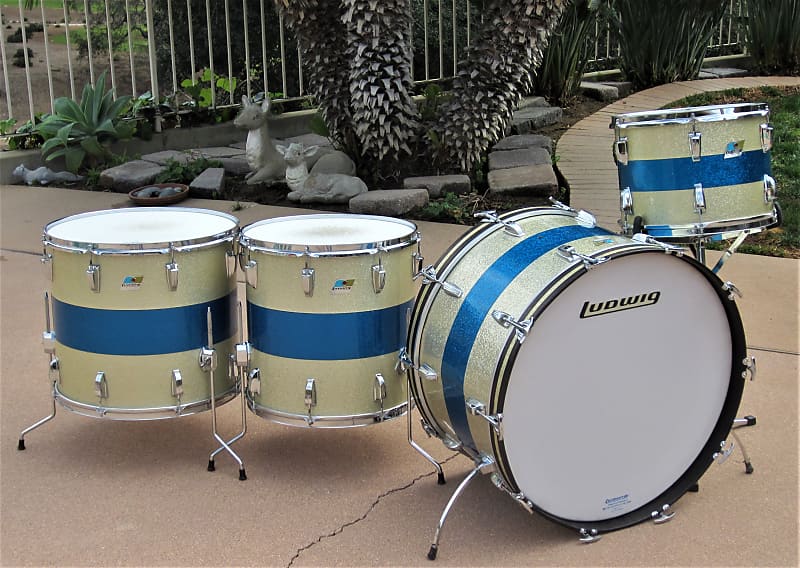 Ludwig Dino Danelli-style 24/14/16/18 Custom Special Order | Reverb
