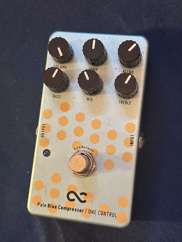 One Control Pale Blue Compressor EQ Pedal | Reverb