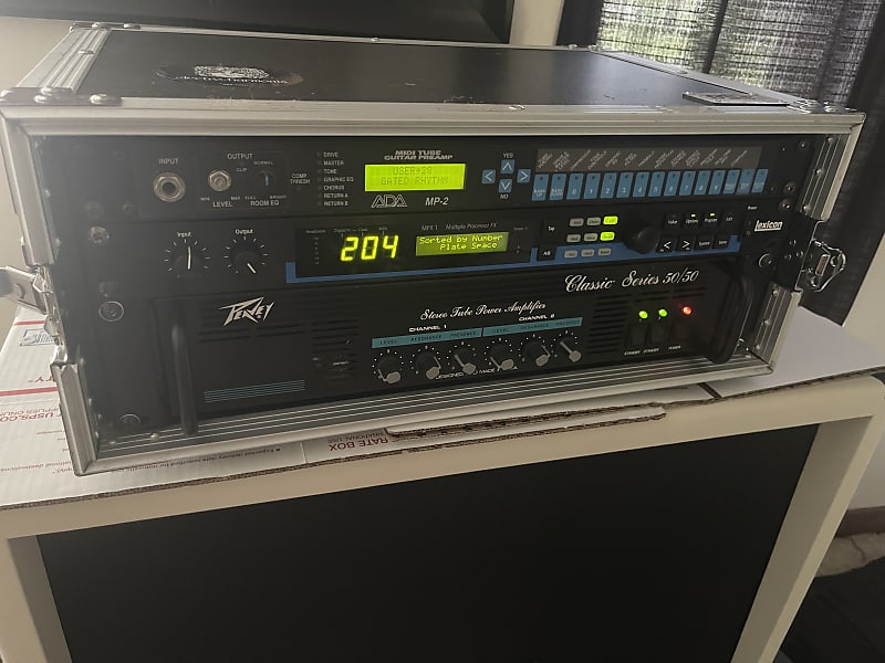 ADA mp 2 lexicon mpx 1 peavey 50/50 stereo tube power amp ADA | Reverb
