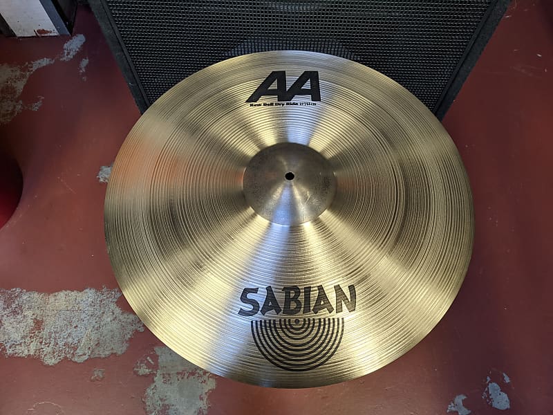 New! Sabian 21" AA Raw Bell Dry Ride Natural Finish Cymbal - | Reverb