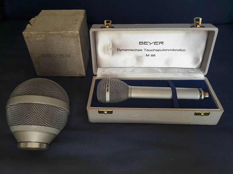 Beyer (Beyerdynamic) M66 (like M88) Microphone + WS-84 | Reverb