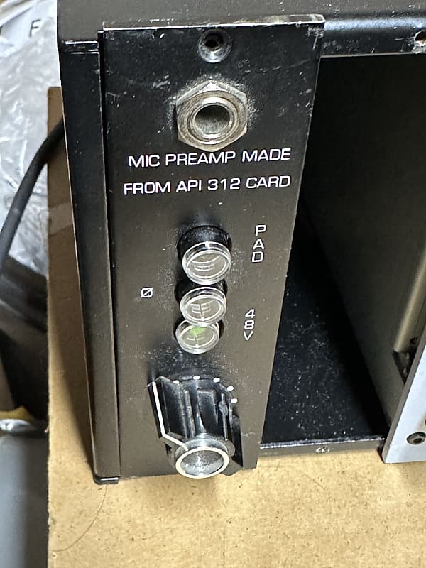 Original API 312 Module racked by Brent Averill - NICE! | Reverb