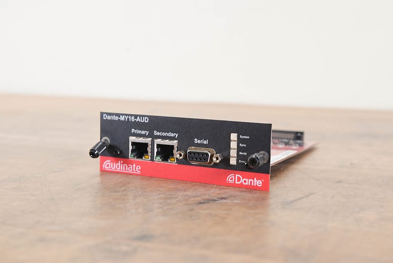 Audinate Dante-MY16-AUD Dante Network Card (church owned) | Reverb