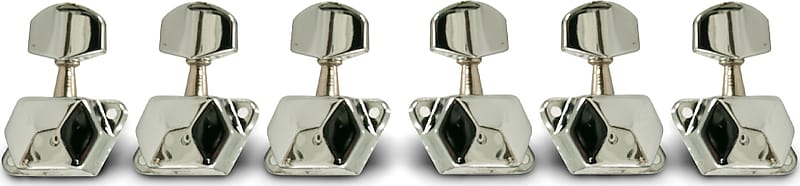 WD 3 Per Side Enclosed Steel String Tuning Machines Chrome | Reverb
