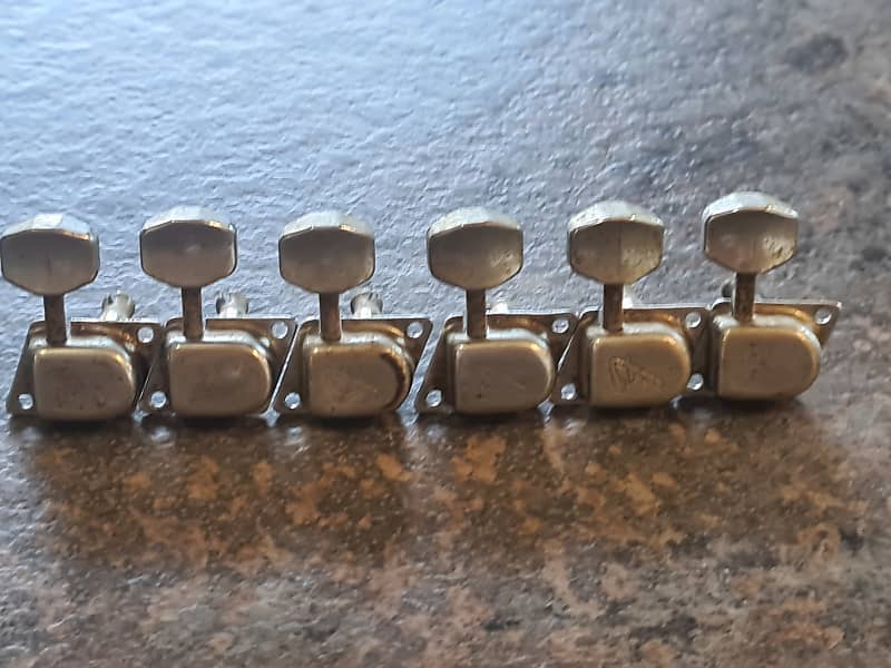 Vintage 1967 Fender Big F Stratocaster Machine head Tuners | Reverb