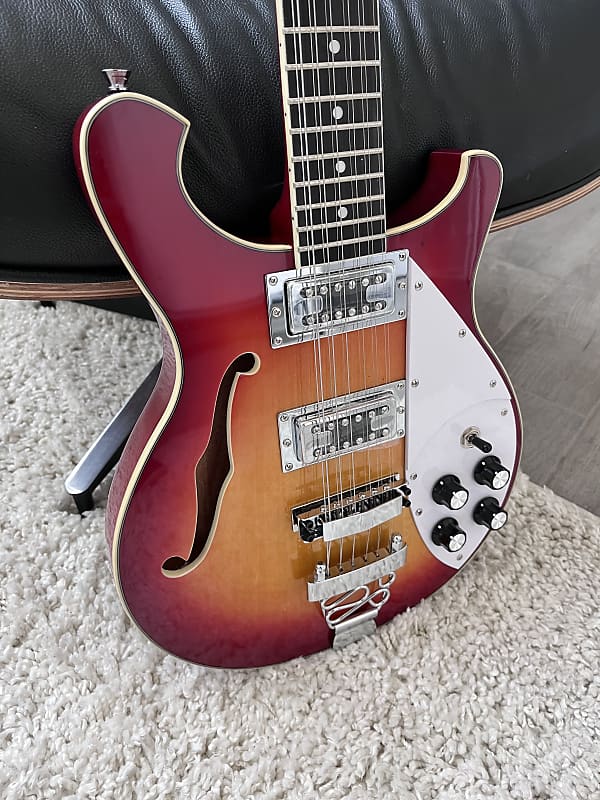 Harley Benton RB-612 - Cherry Sunburst 12 string | Reverb