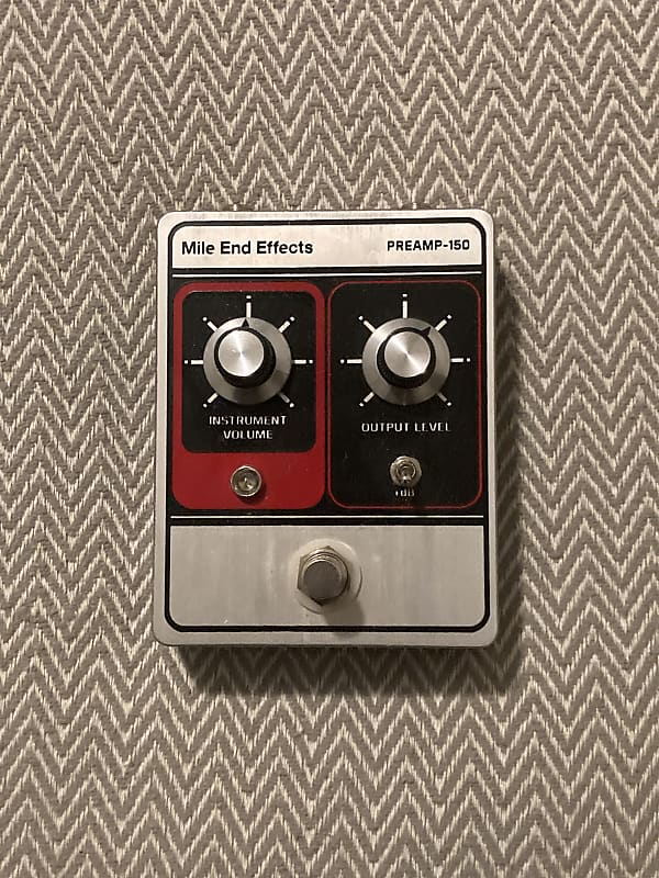 Mile End Effects Preamp 150 (Red) 2010s - Silver | Reverb