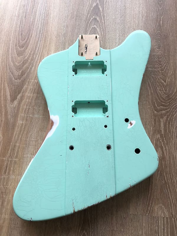 Jailbreak Guitars Firebird Strat Frankenstein Body - Surf | Reverb
