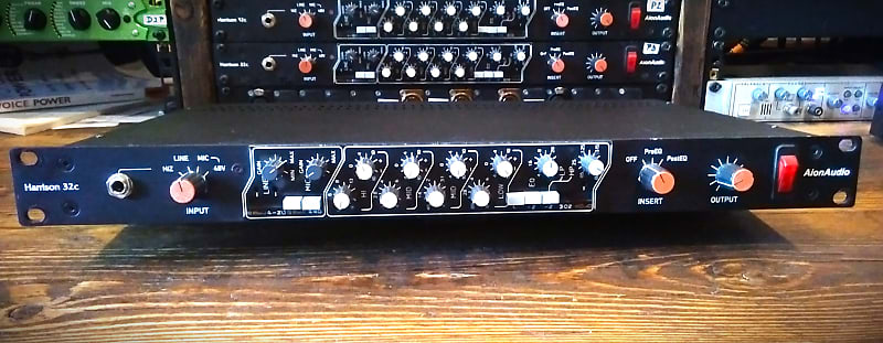 RARE Harrison 32C Channel Strip, EQ 1970 black_Two Pieces | Reverb