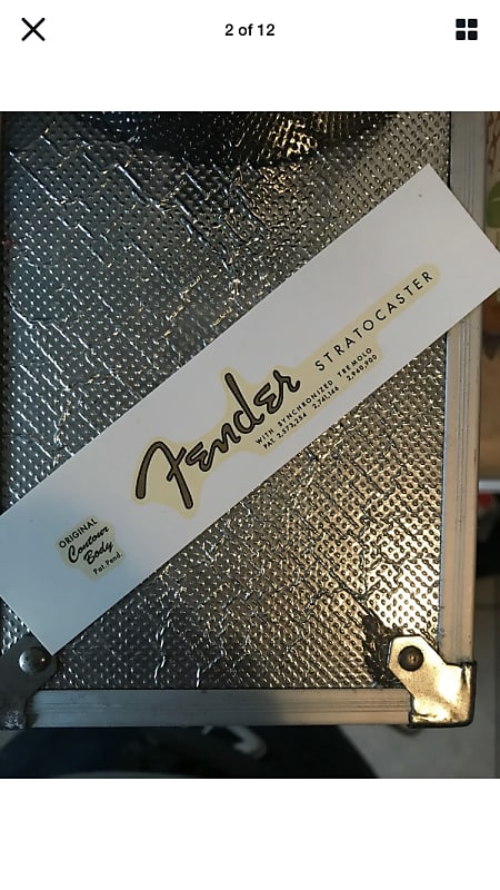 Vintage Fender Stratocaster Decal 1963 1960 1961 1962 1963 | Reverb