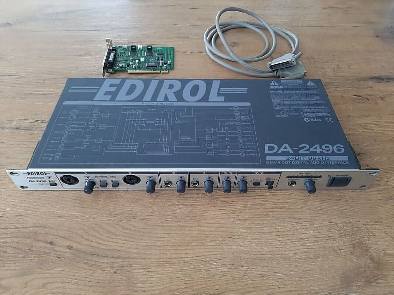 Edirol DA2496 interface / Roland VS-2480 Input | Reverb