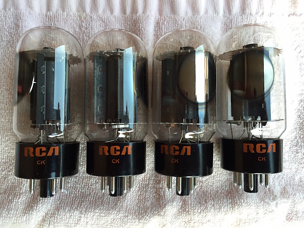 RCA 6L6GC Blackplate Quad 1969 | Reverb