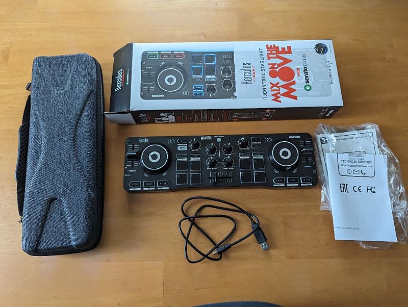 Hercules DJ Starlight Compact Controller 2020's - Black | Reverb