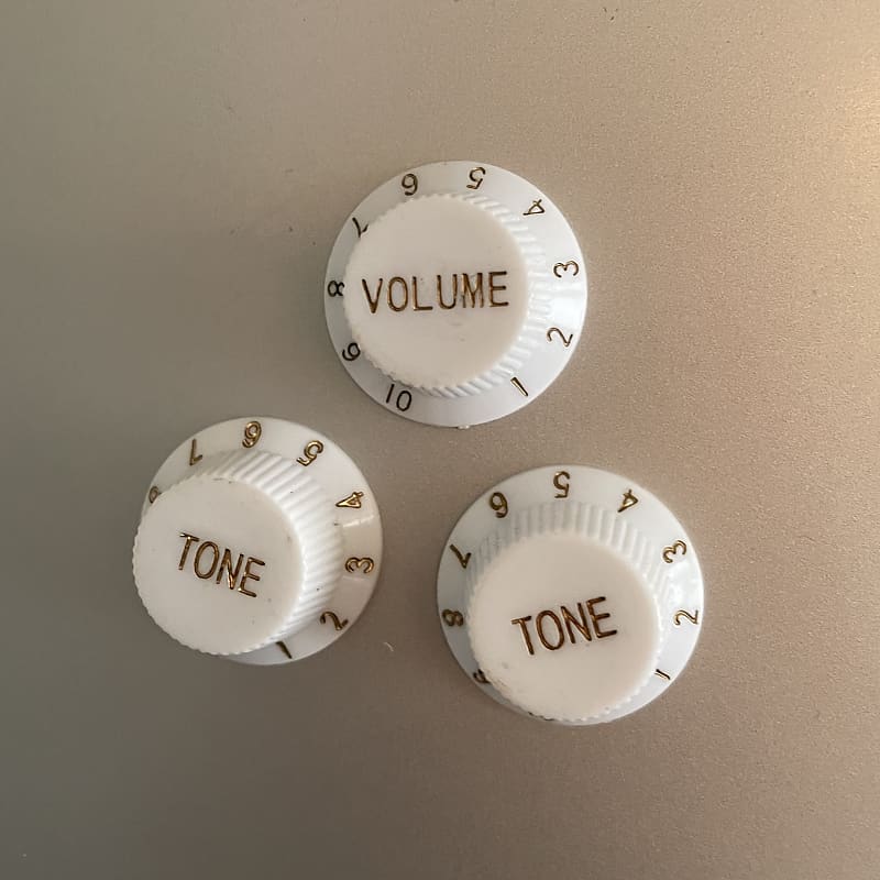 ST-Type Guitar/Amp Knob 3 Piece Fridge Magnet Set - | Reverb