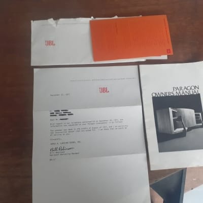 PPU - ORIGINAL 1971 JBL Paragon Speaker D44000 C44 ~ Working | Reverb