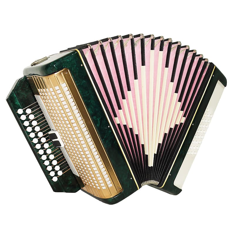 Folk Russian Harmonica Belarus Button Accordion 25x25 2 | Reverb