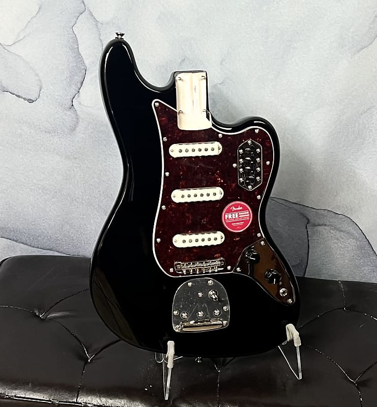 Squier Classic Vibe Bass VI Loaded Body Black Finish | Reverb