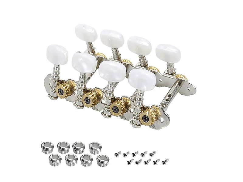 Machine heads for mandolin, metal shaft, 2 holes, 70mm, | Reverb