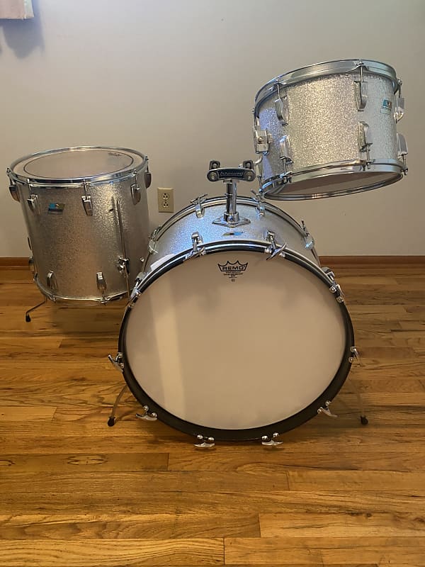 Ludwig Classic 1970s - silver sparkle | Reverb