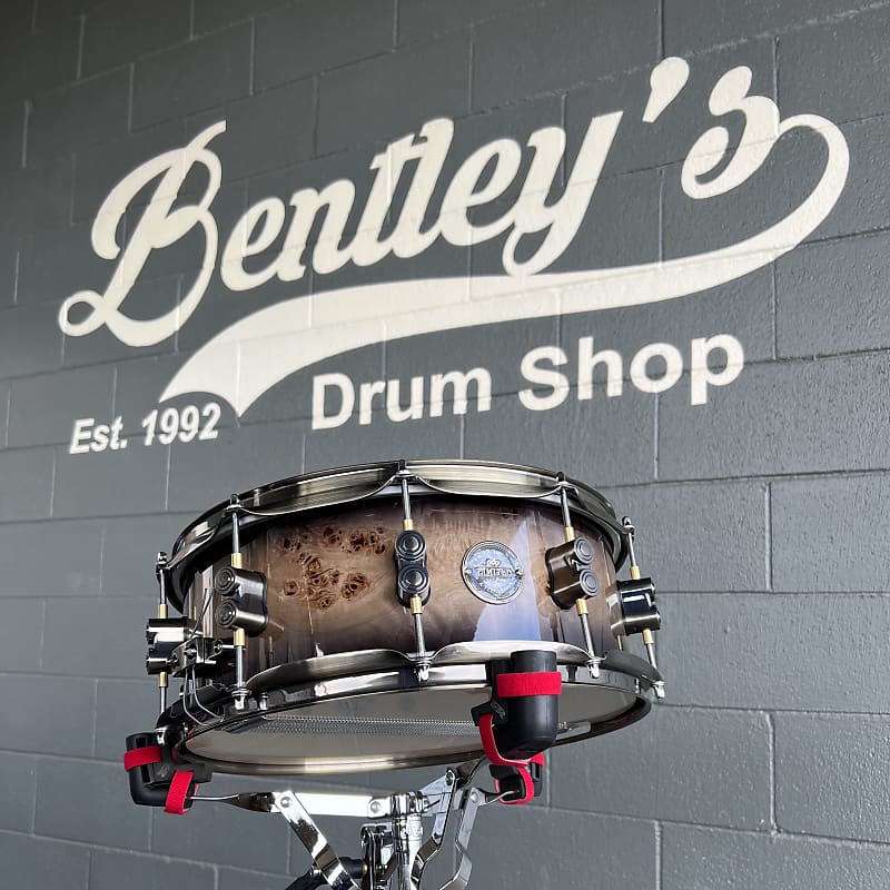 PDP Limited Edition 5.5x14" Snare Drum in Exotic Mapa Burl To | Reverb