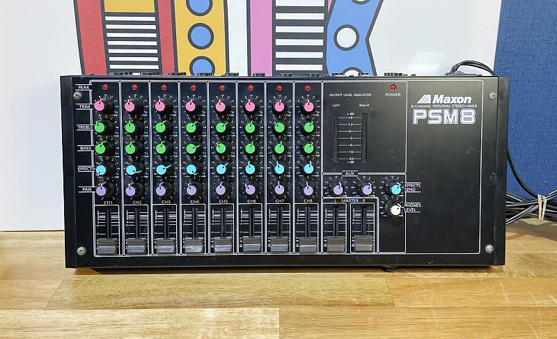 Maxon PSM8 8-Channel Personal Stereo Mixer Ultra Rare! | Reverb