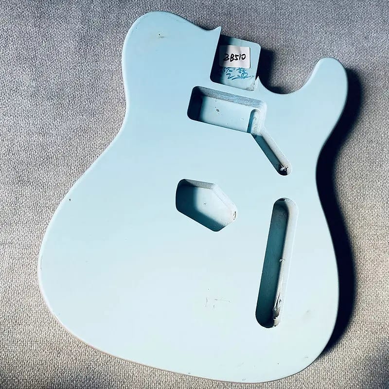 Sky Blue Ash Wood Telecaster Tele Style Guitar Body | Reverb
